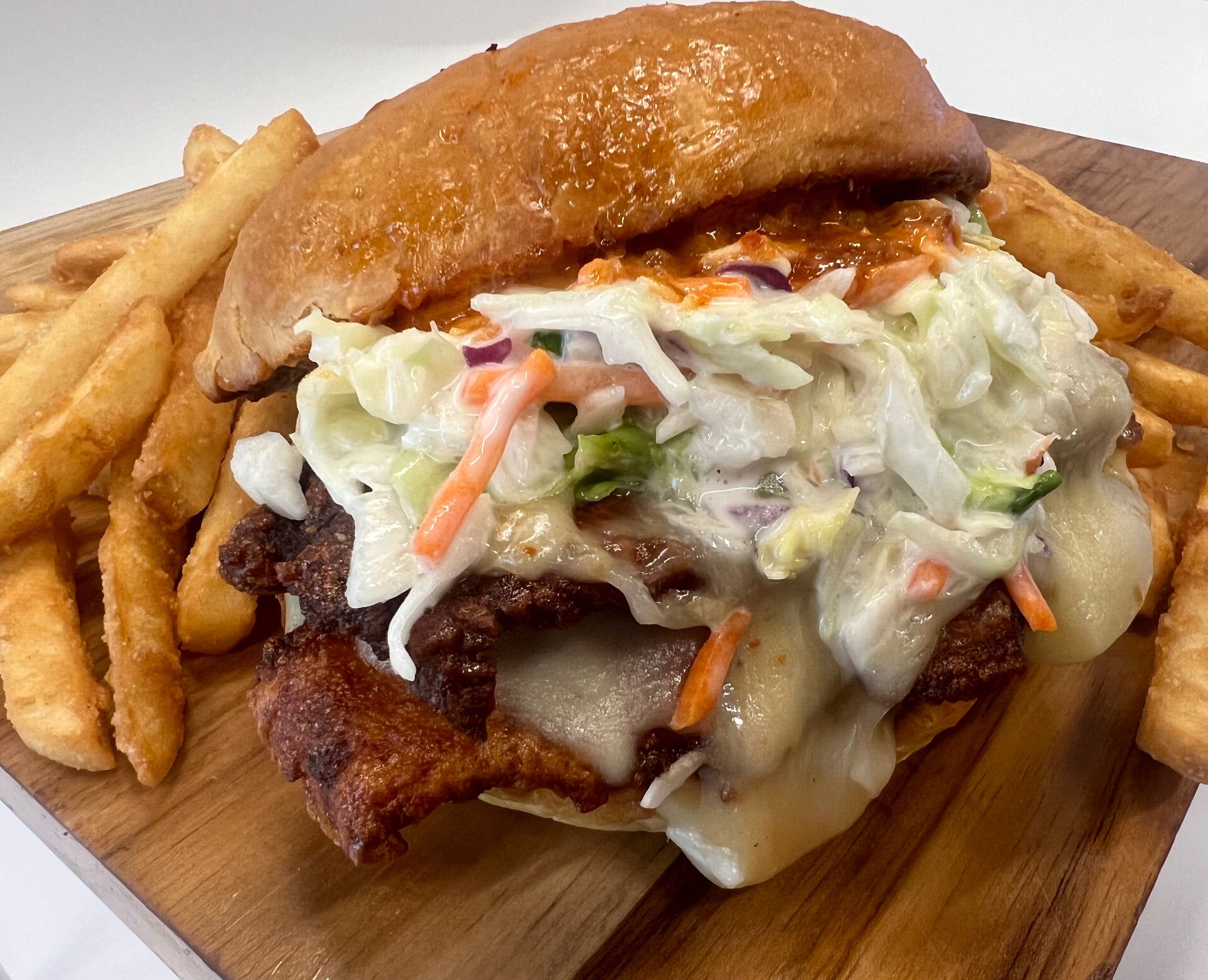 SRIRACHA UMAMI FRIED CHICKEN SANDWICH | TKB Bakery & Deli SRIRACHA UMAMI FRIED CHICKEN SANDWICH | TKB Bakery & Deli